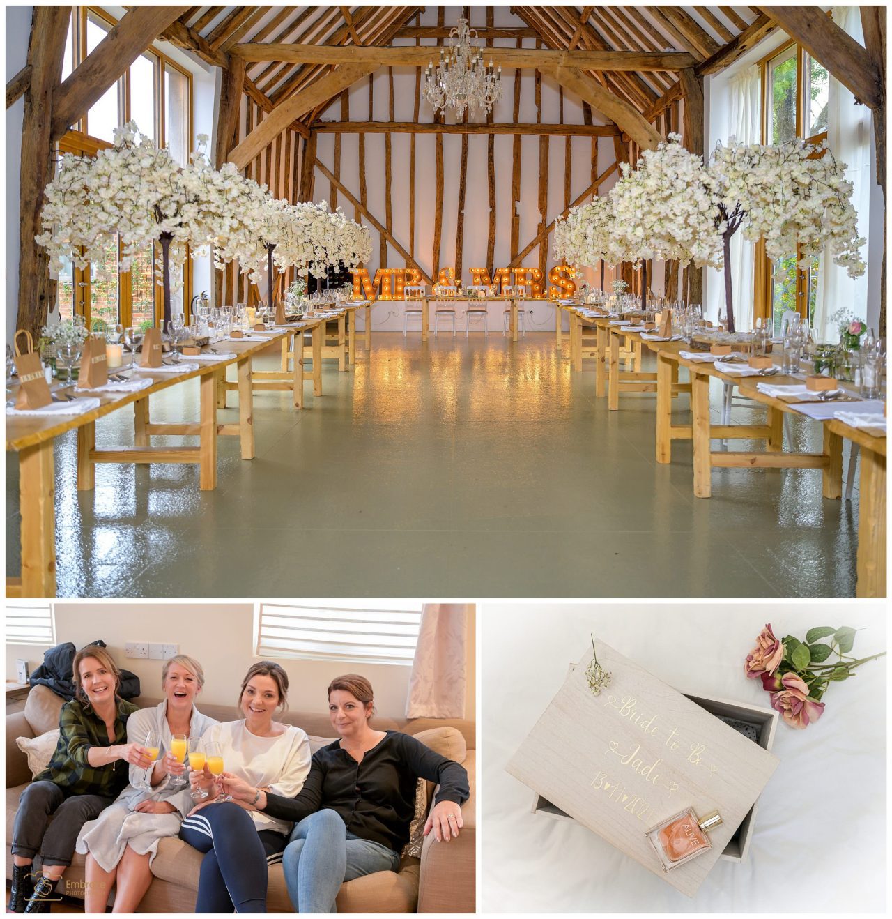White Dove Barns Wedding Photographer - Embrace Photography